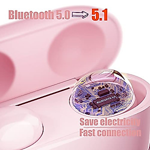 Hliavvei X13 Bluetooth Headset 5.1,Mini Invisible Headset, Bluetooth V5.1,Wireless Headset,Charging Case,Smart Touch,Microphone Talk,Super Battery Life,IPX5 Waterproof,in-Ear,Invisible earplug