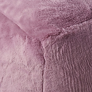 Christopher Knight Home Silkie Pouf, Lavender