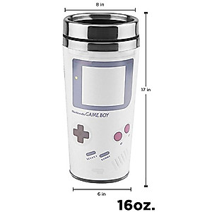 Nintendo OFFICIAL Retro Game Boy PREMIUM Travel Mug GIFT (BPA-Free) Nintendo Merchandise & Accessories
