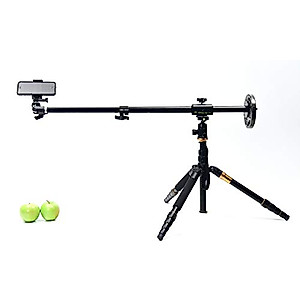 Glide Gear OH 50 DSLR Camera/iPhone Photo Video Overhead Heavy Duty Metal Mount Stand Adjustable 36" Pole Tripod Extension Arm Stand w/Ball Head