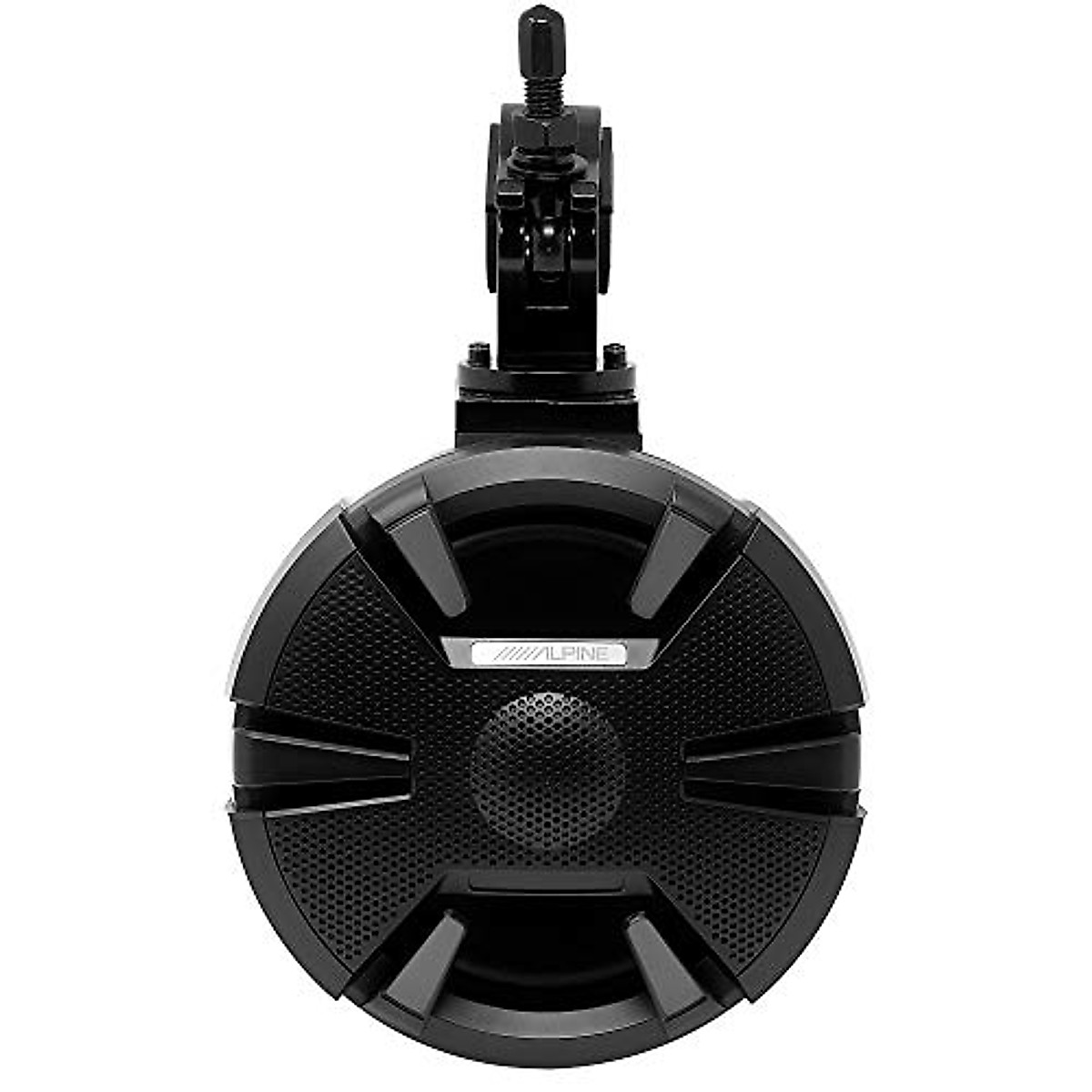 Alpine PSS-SX01-PWR 4-6.5" Enclosed 2-Way Speakers with KTA-30FW Amplifier and Bluetooth Receiver