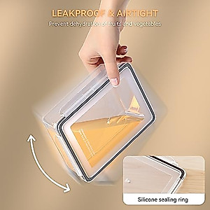 24 PCS Larger Food Storage Containers with Lids, Microwave Safe Meal Prep Containers, Airtight Bento Boxes Lunch Containers, BPA Free & Dishwasher Safe Kitchen Organization Plastic Storage Containers for Food (12 Containers and 12 Lids)