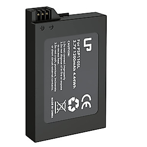LP PSP S110 Battery, 1-Pack 3.7V 1200mAh Li-ion Rechargeable Battery, Compatible with Sony Play Station PSP 3000, PSP 2000 Series, PSP Lite, PSP Slim, PSP-S110 Console