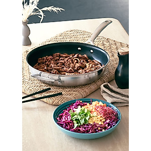 Le Creuset Tri-Ply Stainless Steel 12" Nonstick Fry Pan