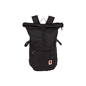 Fjällräven High Coast Foldsack 24 Hiking Backpack - Durable Metal Hook Strap - Padded Shoulder Straps Dark Grey One Size One Size