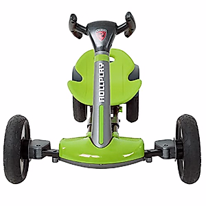 Rollplay Flex Kart 6V Electric Go Kart for Children Aged 2-5 Featuring Space-Saving Folding Function, Easy Push Start Button, and a Top Speed of 2 MPH, Green