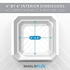 Bed Bug Trap — 8 Pack | TruGuard X Bed Bug Interceptors (White) | Eco Friendly Bed Bug Traps for Bed Legs | Reliable Insect Detector, Interceptor, and Monitor for Pest Control and Treatment