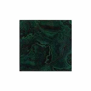 Christopher Knight Home Larry Tempered Glass Hourglass Side Table, Malachite Finish