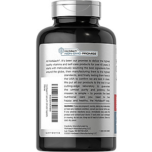 Horbäach Calcium Citrate with Vitamin D3 | 150 Petites | Vegetarian Supplement | Non-GMO, Gluten Free