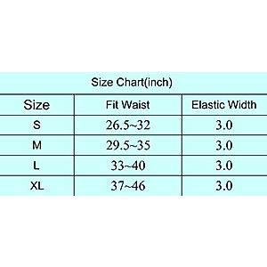 GRACE KARIN Women's Stretchy Belt 1950s 3 Inch Wide Elastic Belts Black M