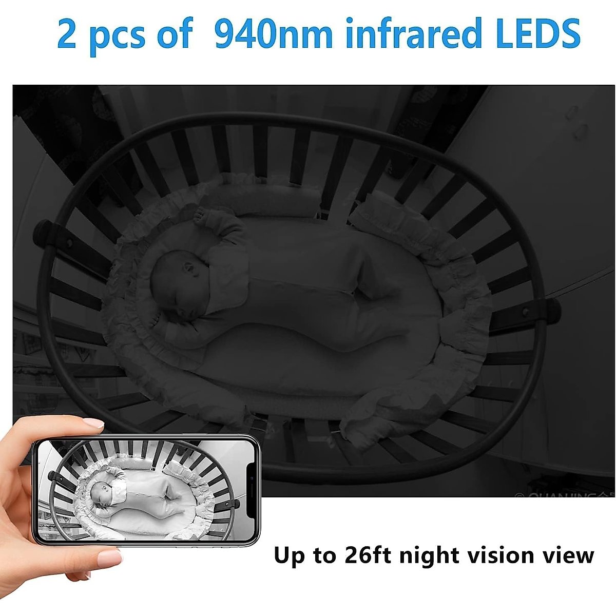 Smallest Spy Camera Hidden Camera Detector,HD1080P Wireless Cameras For Home Security,Nanny Cam,Outdoor/Indoor Camera with Night Vision,Motion Detection,Cloud Storage for Security with iOS AndroidAPP