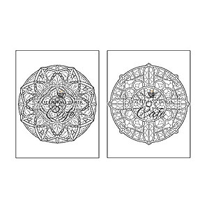 125 Mandalas: An Adult Coloring Book Featuring 125 of the World’s Most Beautiful Mandalas for Stress Relief and Relaxation (Mandala Coloring Books)