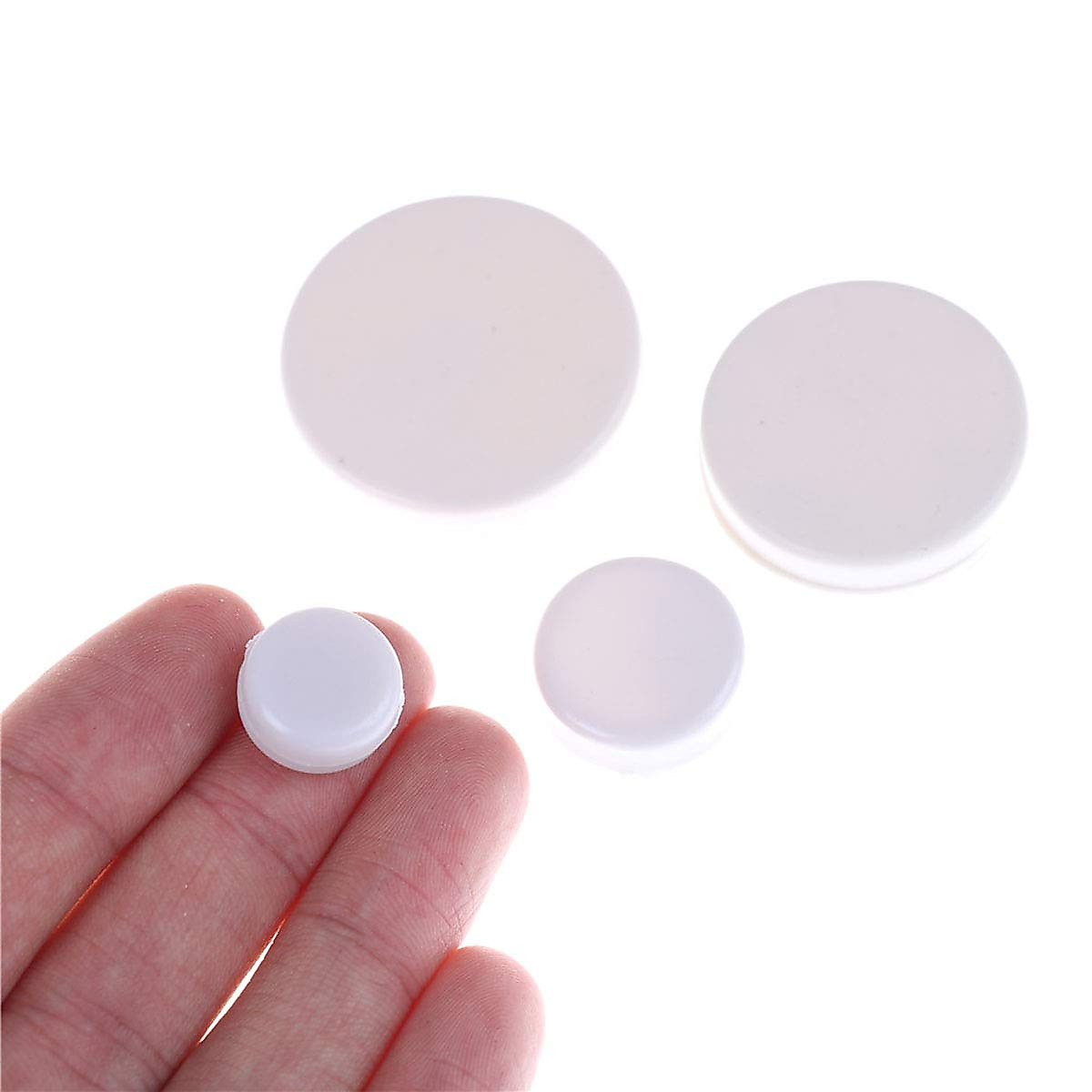 Iceyon 40pcs Rattles Noise Maker Insert Rattle Toy Rattle Box Repair Fix for Baby Pet Dog, 18222527Mm, WhiteTransparent