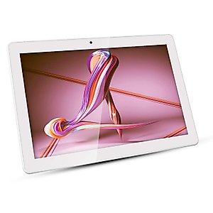 XINYANGCH 10 inch Google Android 8.1 System Unlocked Pad with Dual SIM Card Slot 10.1" IPS Screen 4GB RAM 64GB ROM 3G Phablet Built-in Bluetooth WiFi GPS Tablets (Metallic Silver)