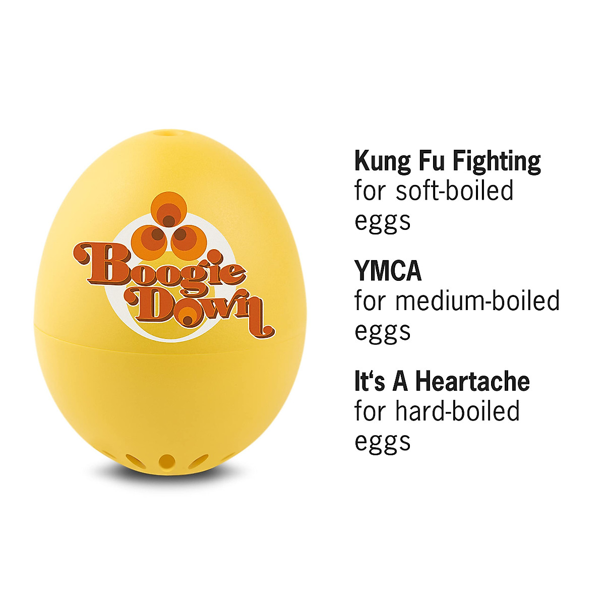 70s BeepEgg – Egg Timer for Boiling Eggs – Musical Egg Cooker for Soft, Medium, Hard Boiled Eggs – Food Safe – Singing Floating Egg Timer – Egg Cooker for 3 Levels of Doneness - Brainstream