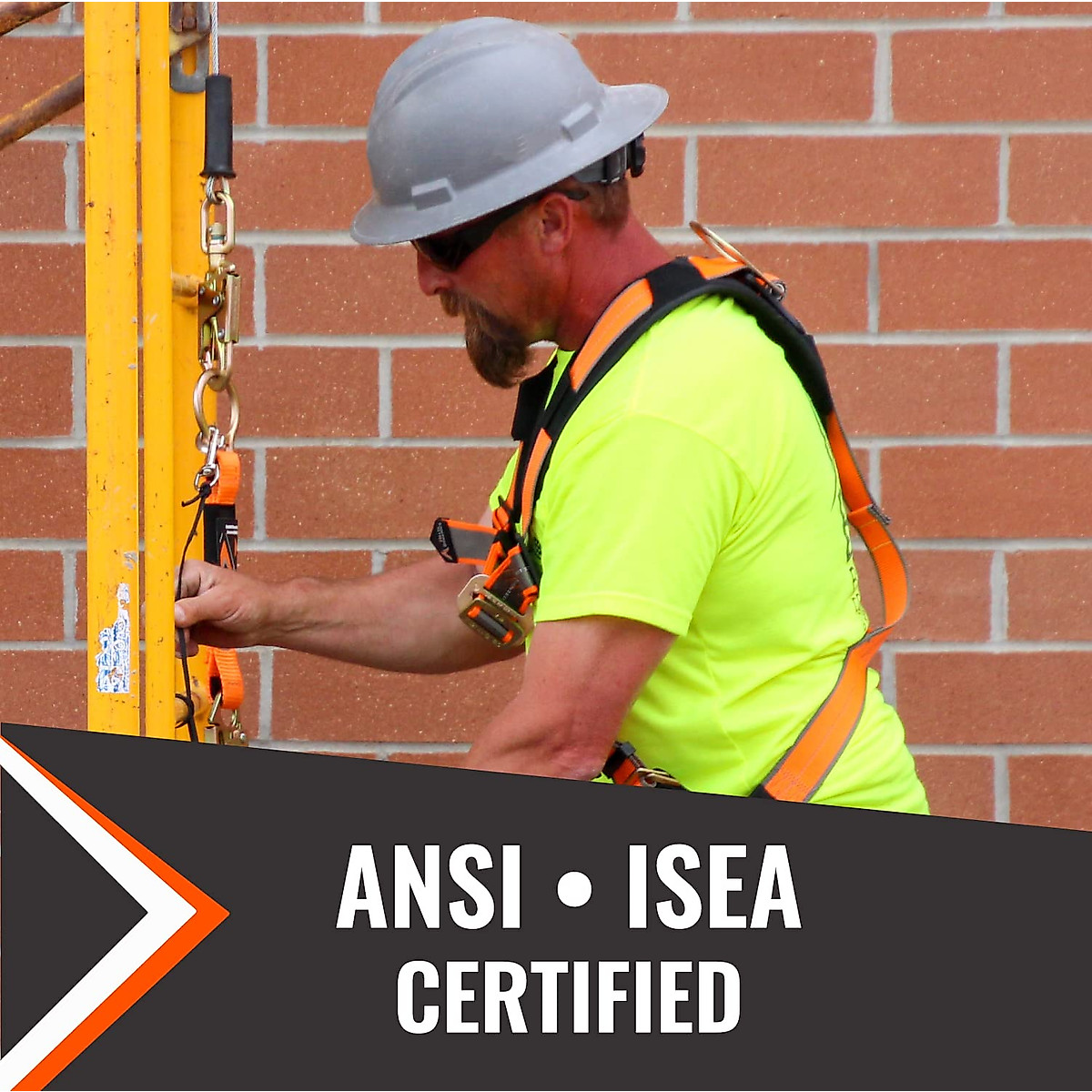 Malta Dynamics Made in US Full Brim Hard Hat, OSHA/ANSI Compliant, Black