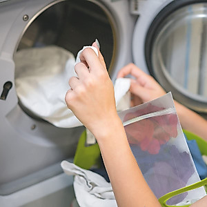 Sunbeam 3 Piece Micro Mesh Delicate Laundry Wash Bag, White