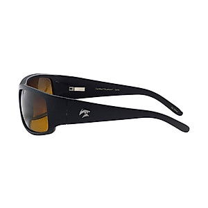 Eagle Eyes Wrap Around Sunglasses - Cozmoz Sports Sunglasses in Black Frame/Gradient Polarized Lens