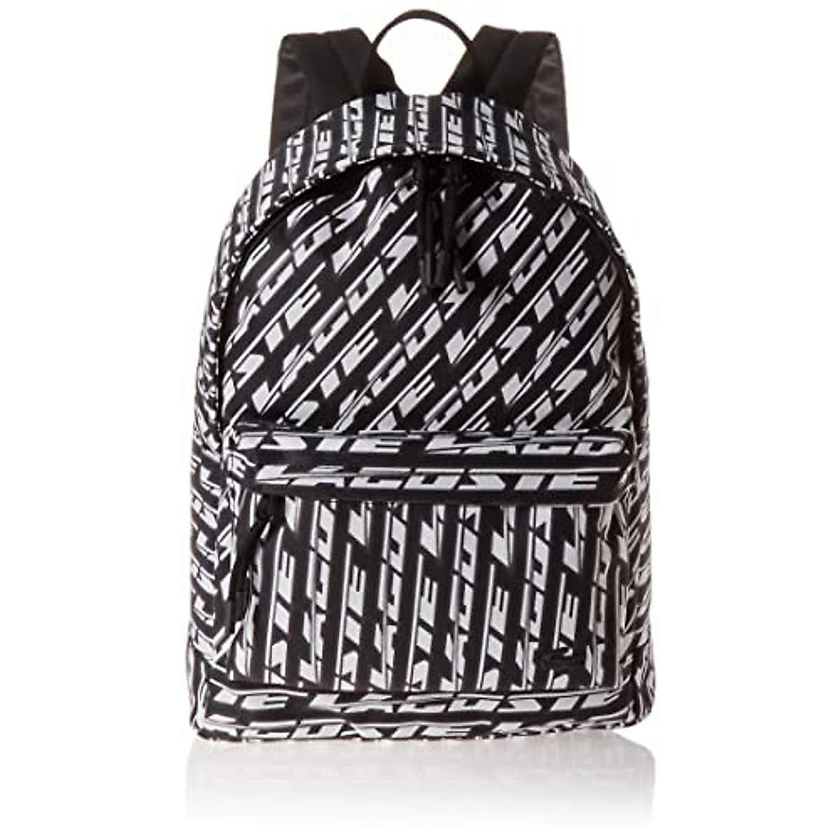 Lacoste Graphic All-Over-Printed Backpack, Mono Noir Blanc