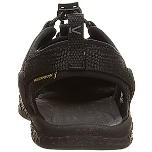 KEEN Women's Drift Creek H2 Closed Toe Water Sandals, Black/Black, 8.5