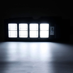 HYTC 800W 1200W 1800W 2800W Outdoor Waterproof Solar Light Road Suitable for Street Light Garden Square Road Lighting-Black 320led, keow9-004