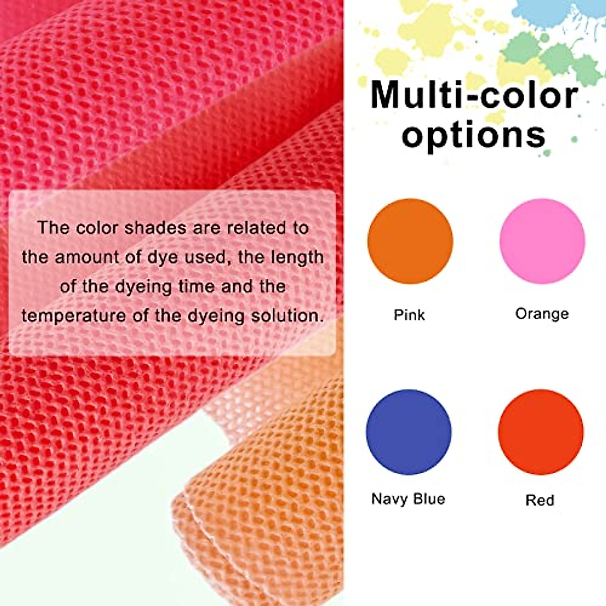 HTVRONT Fabric Dye for Polyester, Synthetic Fabric Dye - Large Capacity 60g Polyester Fabric Dye - Vibrant Polyester Dye for Plastic, Silicone, Fabric Coloring and Renewal (Pink)