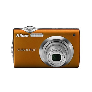 Nikon Coolpix S3000 12 MP Digital Camera with 4x Optical Vibration Reduction (VR) Zoom and 2.7-Inch LCD (Orange)