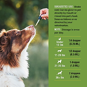 Cats and Dogs Natural Broad Spectrum Treatment Against Parasites and Toxins, Homeopathic Support and Breeds, Made in The USA, 2oz