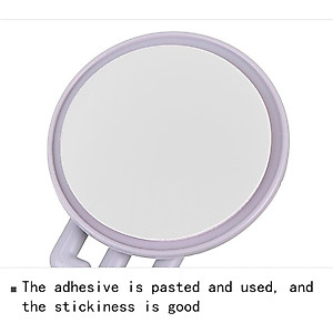 CTFRQC Sticky Command Hook 180°Flexible Rotation Adhesive Hooks Wall Hooks for Kitchen Bathroom Bedroom Hanging Cutlery Towels Coats (2, Blue)