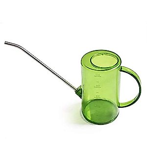 Nerseki 1 Litre/ 35 OZ Long Spout Watering Can for Succulents Bonsai Catus Plants Indoor Outdoor (Green)