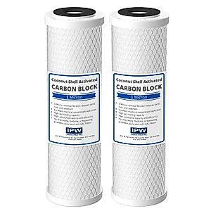Compatible WHKF-DB2 & WHKF-DB1 Undersink Water Filter Replacement Cartridge 2 Pack - 1 Micron
