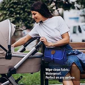 Portable Changing Pad for Baby - Diaper Changing Pad Portable - Waterproof, Foldable and Easy to Clean Travel Baby Changing Pad Mat - Lightweight Diaper Clutch Bag for Parents on The Go.