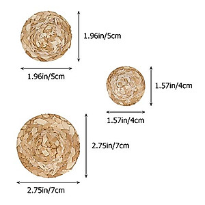 balacoo 6pcs Parrot Birds Straw Woven Hat Funny Mini Size Bamboo Hat Cockatiel Parakeets Canary Conure Party Head Wear for Parrot Parakeet Bearded Dragons