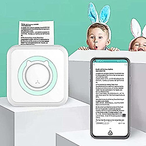 LPSHGK Instaproud - Portable Sticker Printer, Instaproud Portable Sticker Printer, Resin Instant Sticker Printer, Mini Pocket Thermal Printer, Wireless Bluetooth Photo Printer (Pink-B Set)