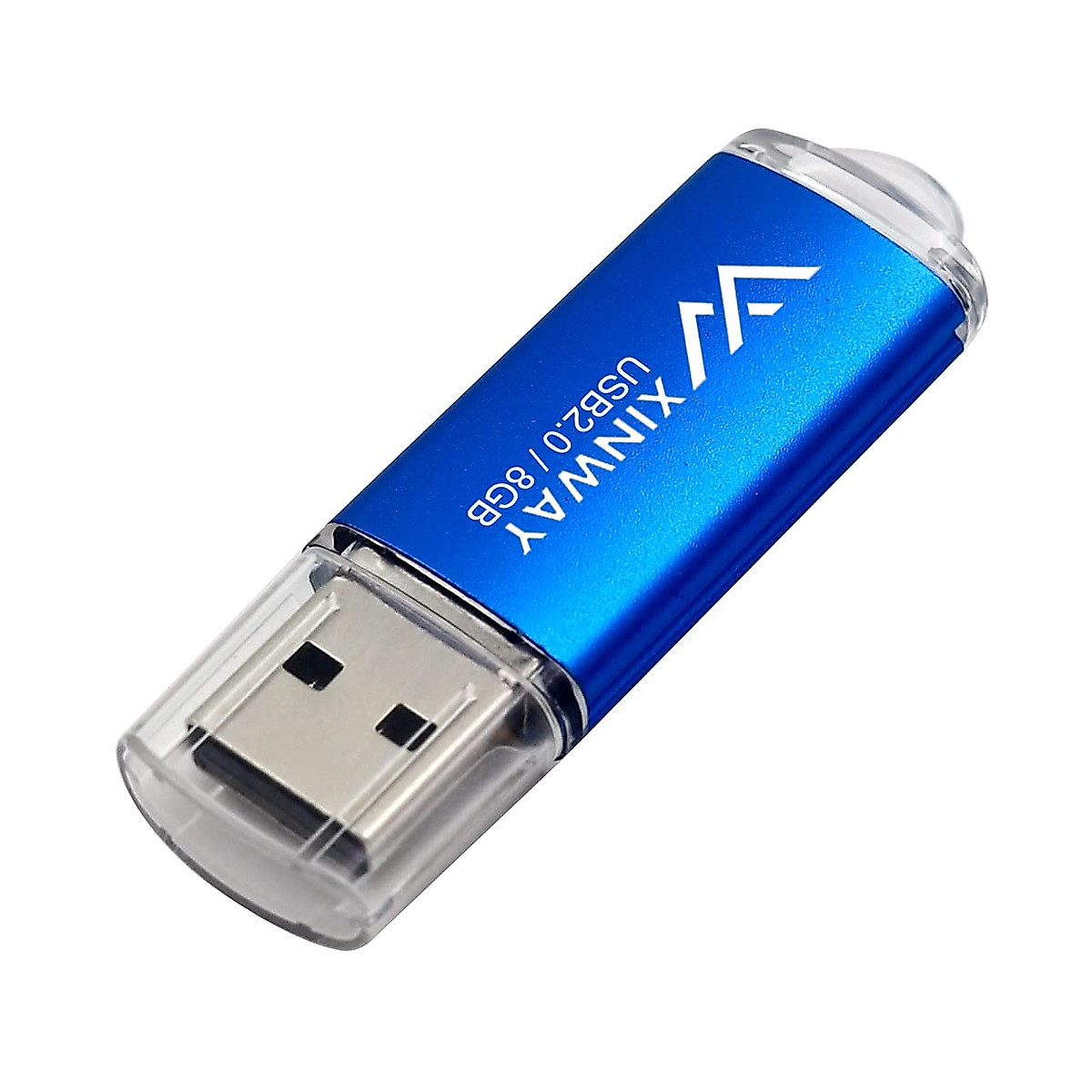 XINWAY 32GB USB 2.0 Flash Drives Thumb Drives Memory Stick Jump Drive Zip Drive, 2 Pack Mixed Colors: Black Blue