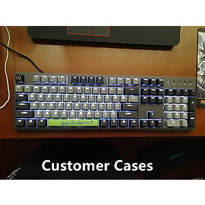 WHY SO SERIOUS 6.25u Spacebar PBT Keycap Dye-Sublimation Switch Cherry Profile for Cherry RGB MX Mechanical Gaming Keyboards