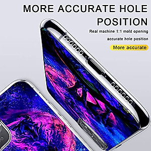 KARTXITAI Case Compatible with Reno2,Shockproof Slim Thin Silicone Protective Anti-Fingerprint Anti-Scratch Anti-Fall Phone Cover - Wolf