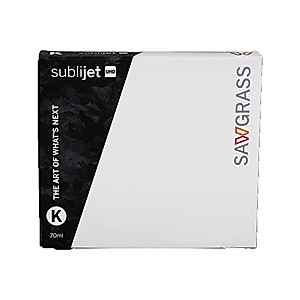 Sawgrass SG1000 Extended SubliJet UHD Sublimation Ink - Black (70ml) and 2 Rolls of ProSub Heat Resistant Tape