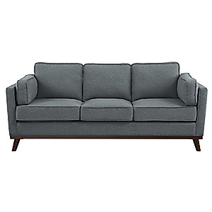 Homelegance 84", Gray Bedos Fabric Upholstered Sofa