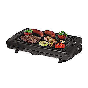 Tayama TG-868XL Smokeless Non-Stick Indoor Electric Grill, Extra Large, Black