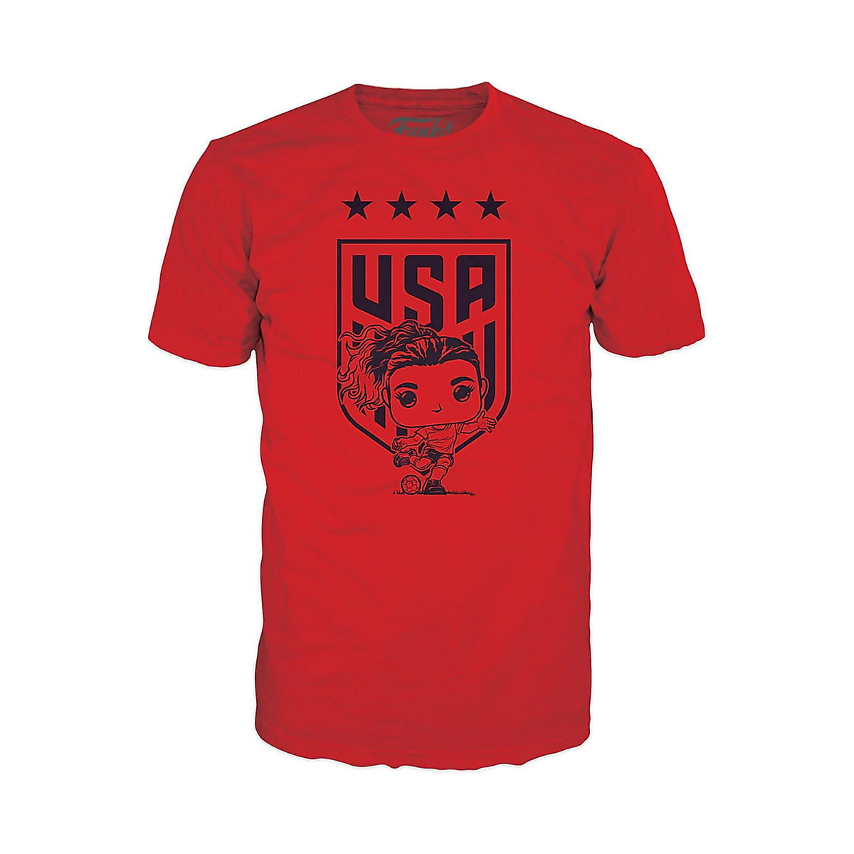 Funko Pop! Boxed Tee: The U.S Women's National Soccer Team - Caterina Macario - XL Multicolor