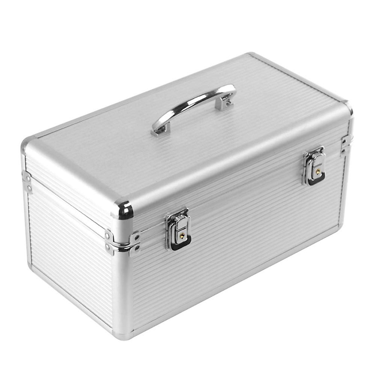 2.5" / 3.5" IDE SATA HDD Aluminum & EVA Protection Suitcase，Suitcase for 8 x 3.5 & 6 x 2.5 inch Hard Drive