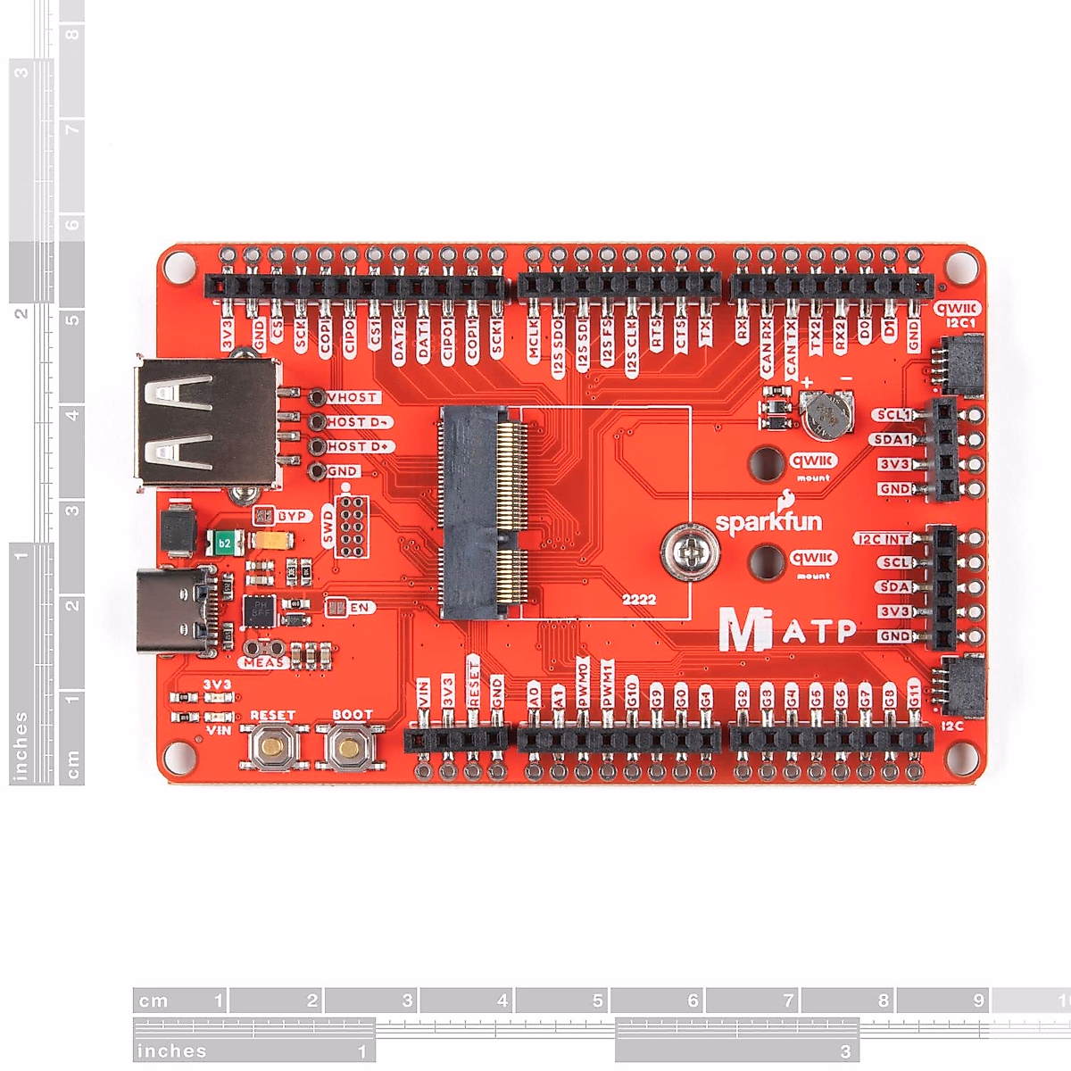 SparkFun MicroMod ATP Carrier Board-Modular Interface Ecosystem-Connect microcontroller/Processor Board to Various Carrier Board peripherals