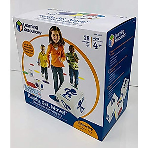 Learning Resources Ready, Set, Move! Classroom Activity Set, Classroom Game, Student Activities, 28 Piece Set, Ages 4+