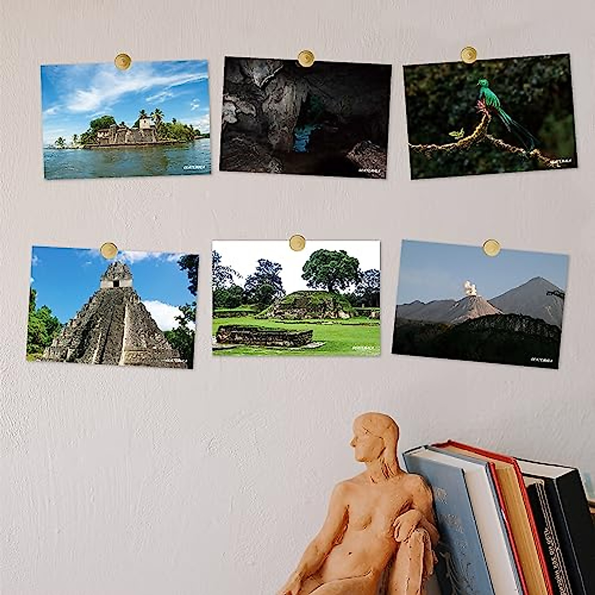 Dear Mapper Guatemala Natural Landscape Postcards Pack 20pc/Set Postcards From Around The World Greeting Cards for Business World Travel Postcard for Mailing Decor Gift