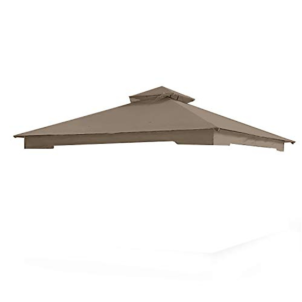 Garden Winds Replacement Canopy for Garden Treasures Geo 10ft Gazebo - Riplock 350 - Nutmeg