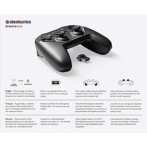 SteelSeries Stratus Duo Wireless Gaming Controller – Compatible with Android, Windows, VR, and Chromebooks – Dual-Wireless Connectivity – High-Performance Materials – Supports Fortnite Mobile