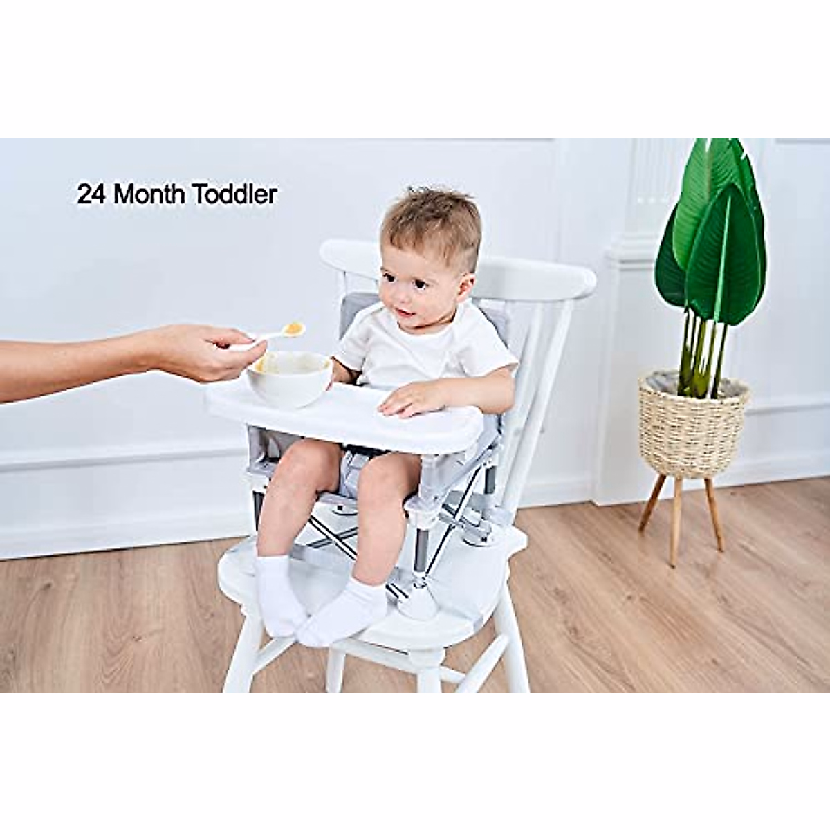 PandaEar Portable Baby Seat Travel| Compact Fold with Straps for Indoor/Outdoor Use| Great for Camping, Beach, Lawn |Toddlers, Kids, Boys, Girls (Neural)