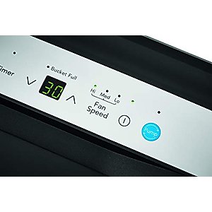 Frigidaire FFAP5033W1 Dehumidifier, High Humidity 50 Pint Capacity with Built-In Pump and a Easy-to-Clean Washable Filter, in White