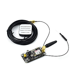 Ingcool GSM/GPRS/GNSS Bluetooth HAT Expansion Board for Raspberry Pi 4B/ 3B+/ 3B/ 2B/ Zero W/Zero, Based on SIM868 Module Supports SMS, Phone Call, Global Position, Transfer Data, etc.